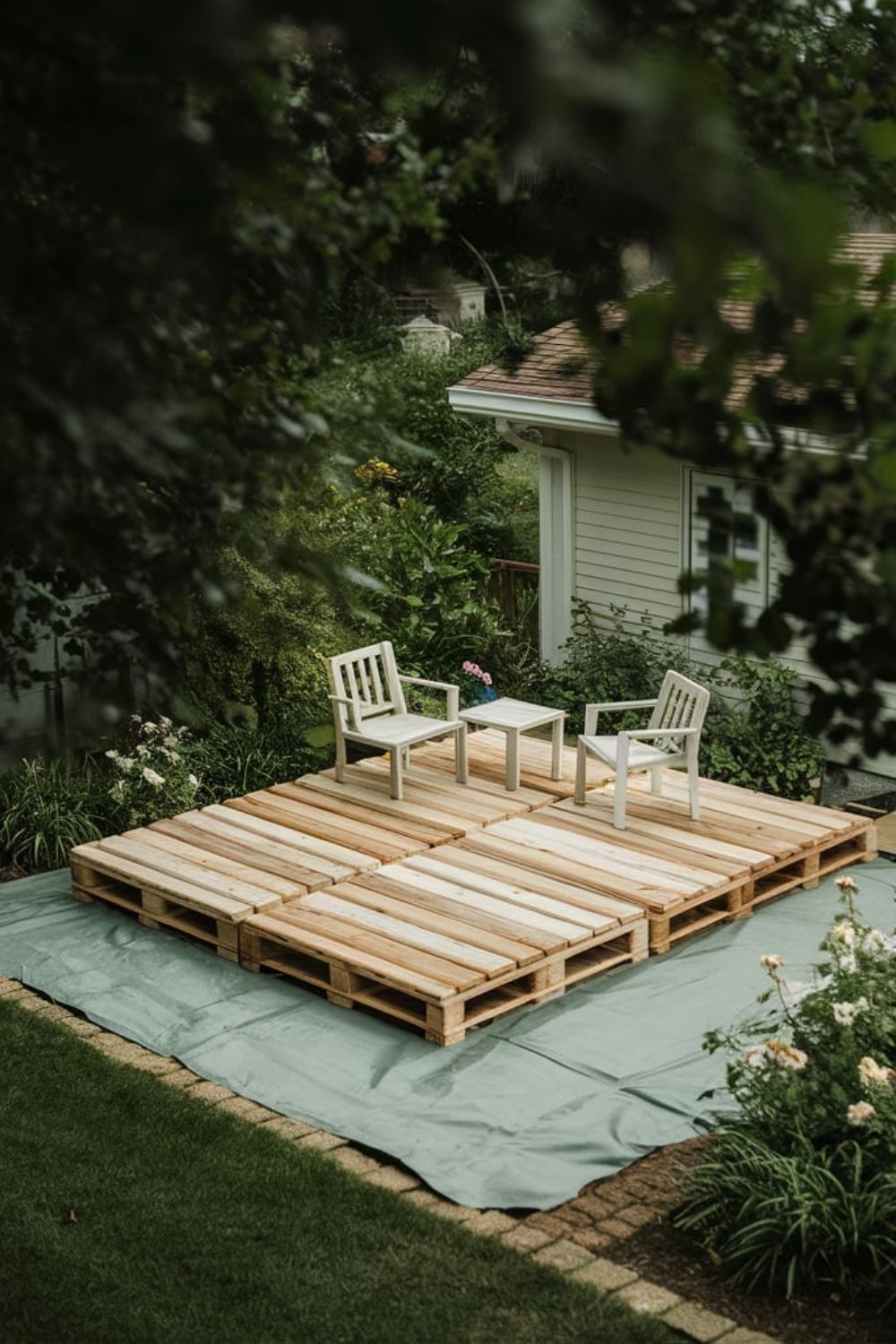19 DIY Pallet Patio Deck [Complete Guide] – craftydiyers.com