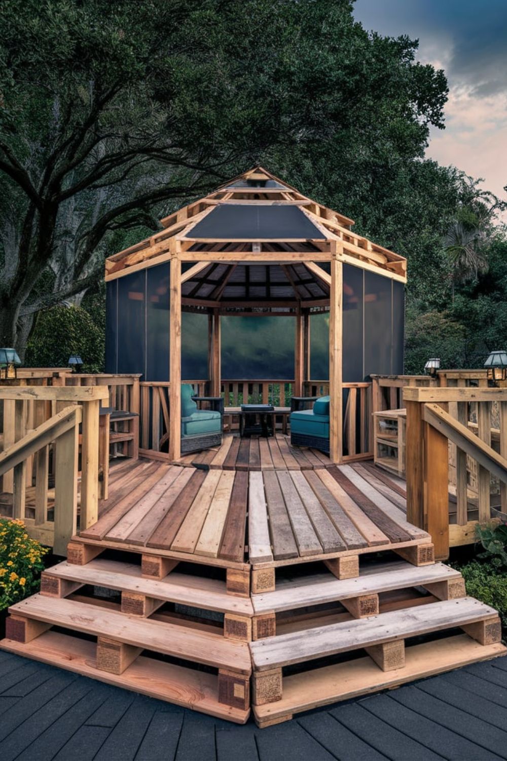 19 DIY Pallet Patio Deck [Complete Guide] – craftydiyers.com