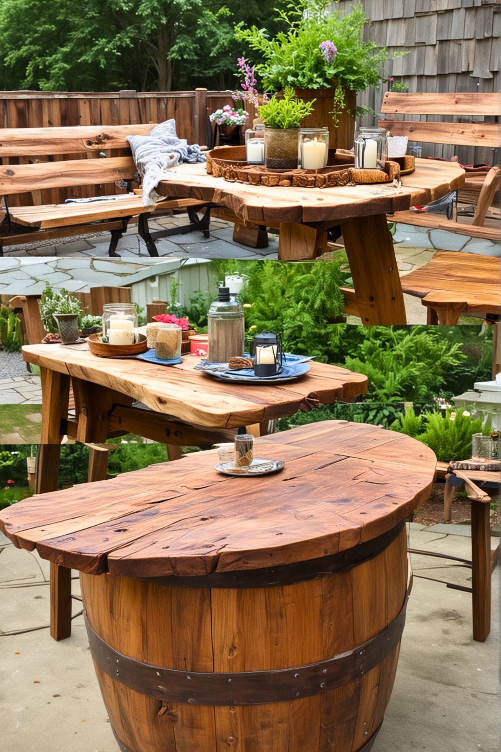 Top 15 DIY Patio Table Ideas [Without Breaking Bank] – craftydiyers.com
