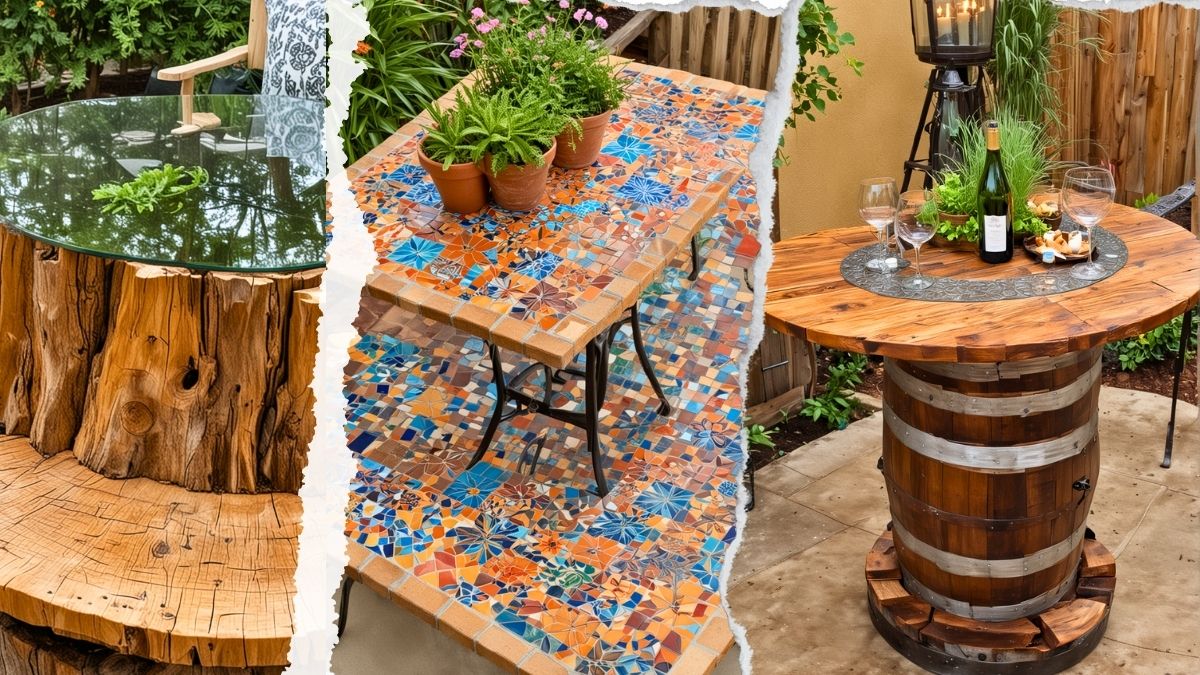 Top 15 DIY Patio Table Ideas [Without Breaking Bank] – craftydiyers.com