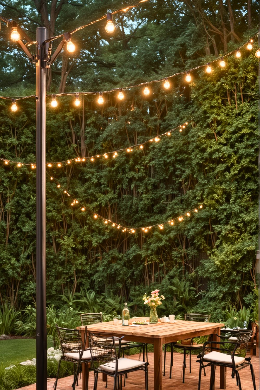 Top 15 DIY String Light Poles Backyards [Make Within Minutes ...