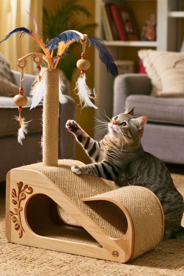Top 15 DIY Cat Scratcher [From Recycle Materials] – craftydiyers.com