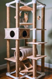 25 DIY Cat Tower Ideas [Make At Home] – craftydiyers.com