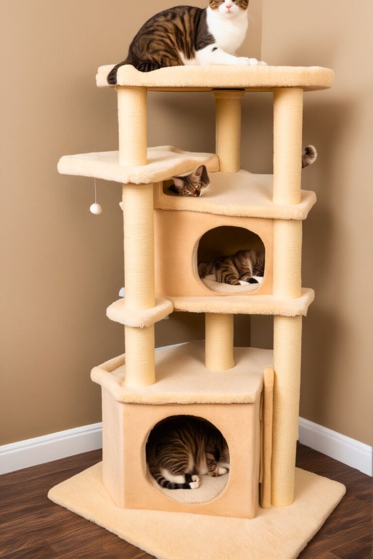 25 DIY Cat Tower Ideas [Make At Home] – craftydiyers.com