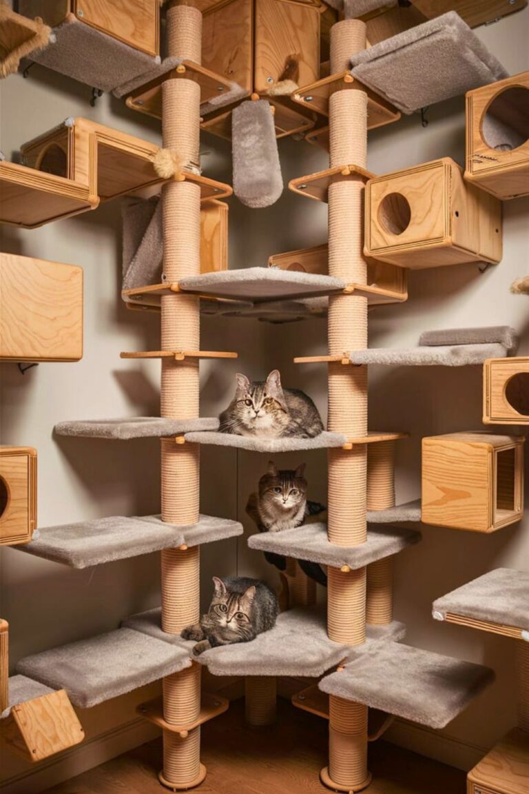 25 DIY Cat Tower Ideas [Make At Home] – craftydiyers.com