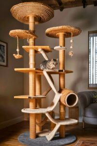 25 DIY Cat Tower Ideas [Make At Home] – craftydiyers.com