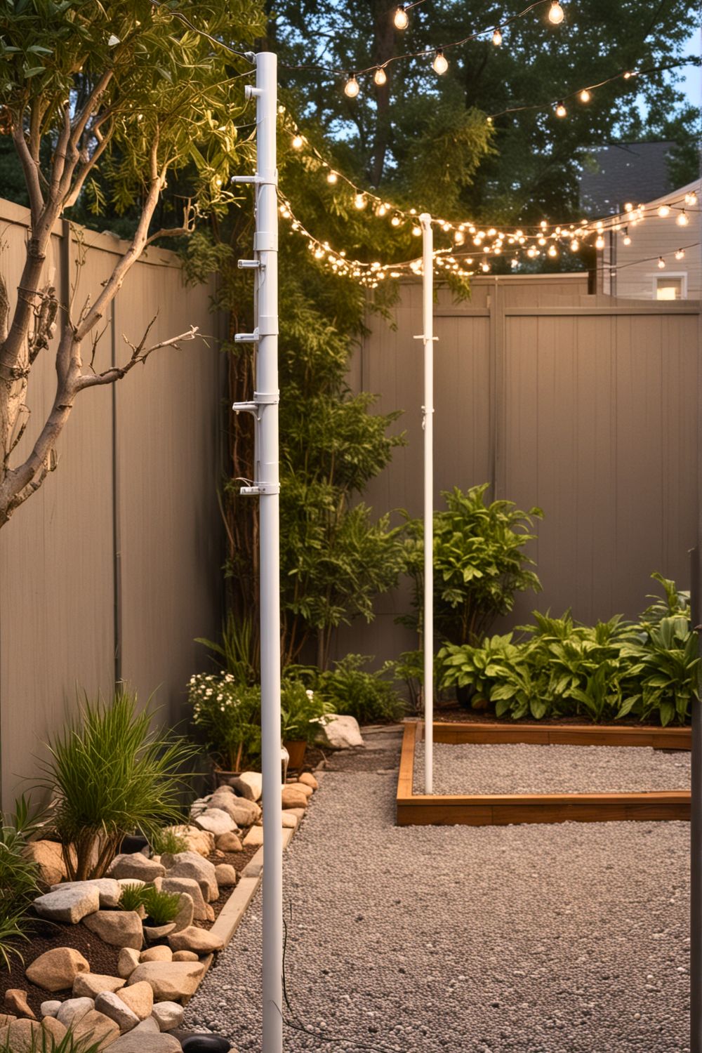 Top 15 DIY String Light Poles Backyards [Make Within Minutes ...