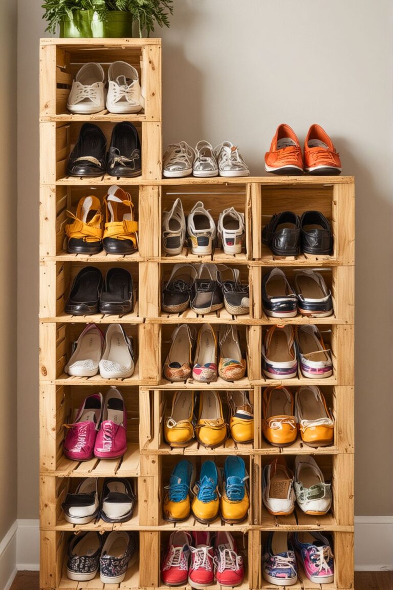 Top 15 DIY Shoe Rack Ideas [Within Budget] – craftydiyers.com