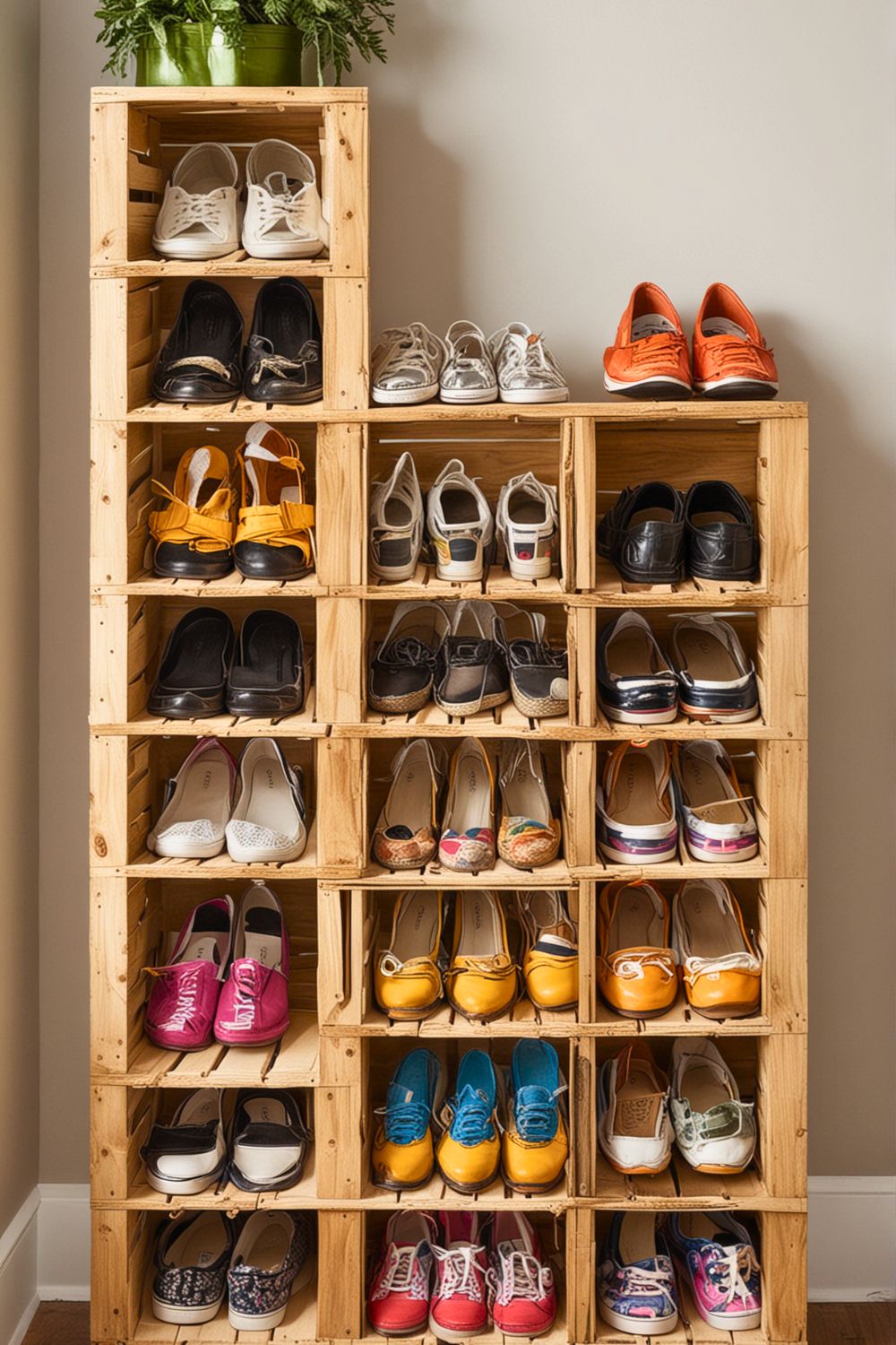 Top 15 DIY Shoe Rack Ideas [Within Budget] – craftydiyers.com