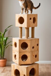 25 DIY Cat Tower Ideas [Make At Home] – craftydiyers.com