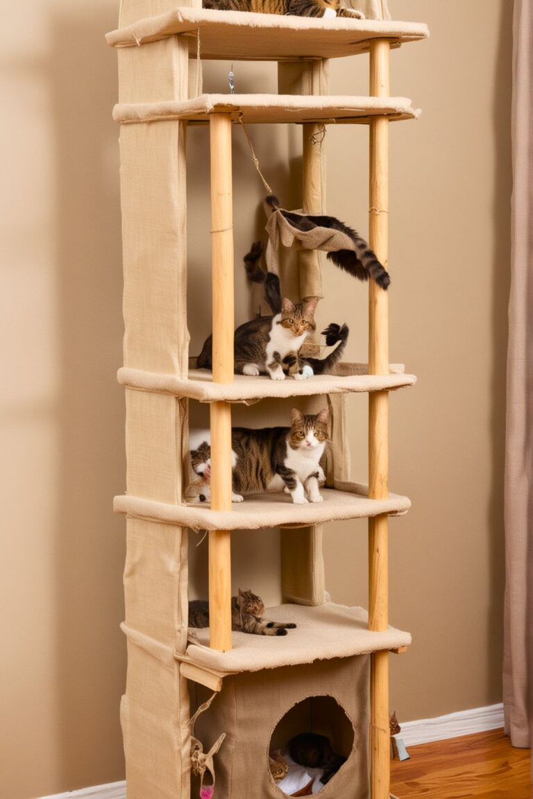 25 DIY Cat Tower Ideas [Make At Home] – craftydiyers.com