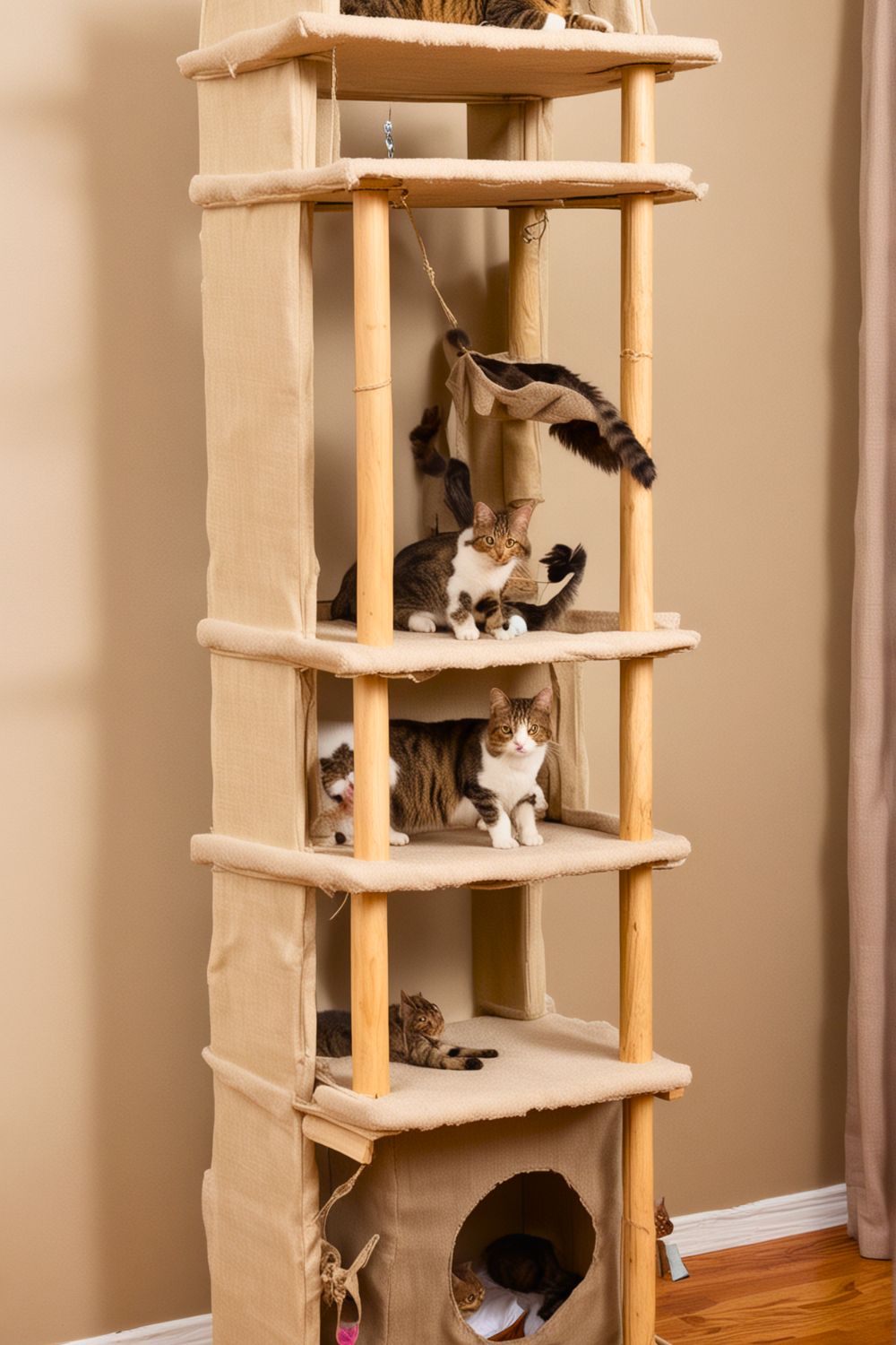 25 DIY Cat Tower Ideas [Make At Home] – craftydiyers.com