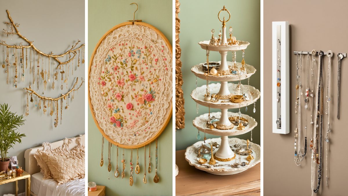 15 DIY Jewelry Holder Ideas [Make Within Minutes] – craftydiyers.com