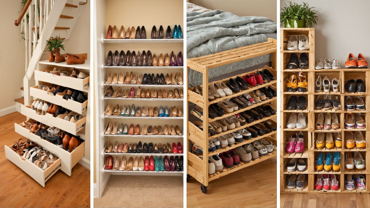 Tension Rod Shoe Rack Diy at Willie Mixon blog