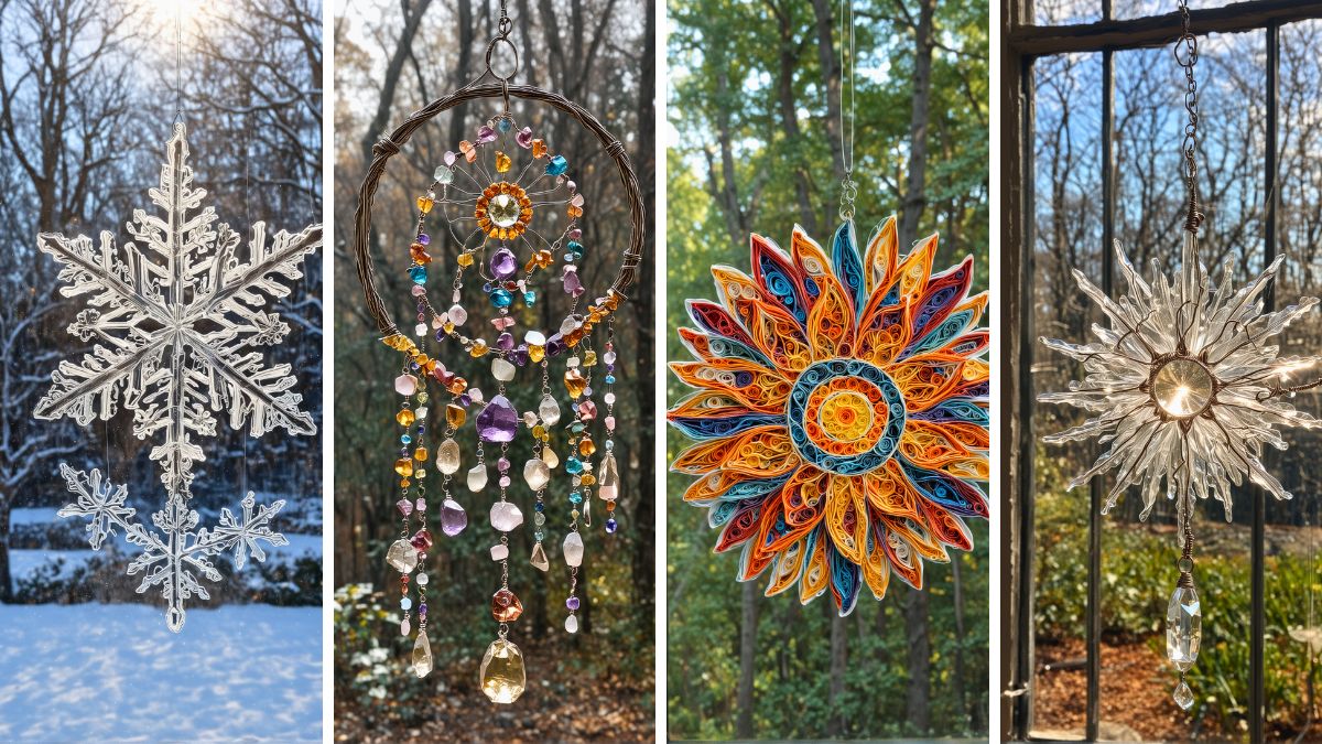 15 Sun Catchers DIY How To Make [Easy To Make] – craftydiyers.com