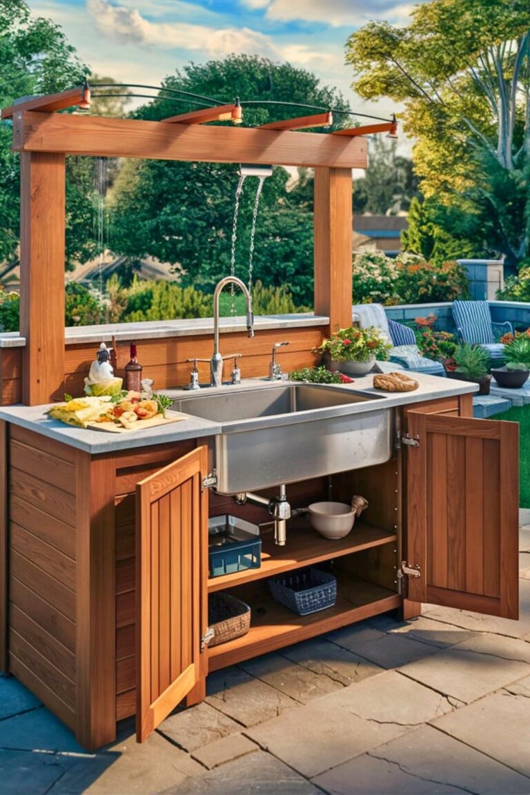 30 DIY Outdoor Kitchen [Easy To Copy] – craftydiyers.com