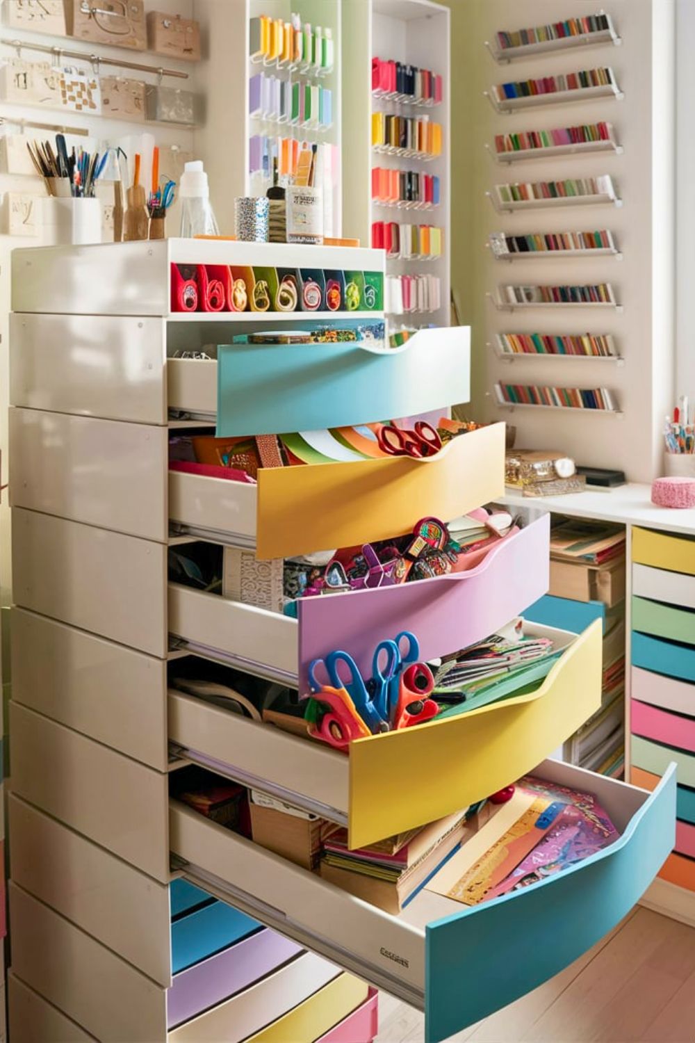20 Craft Room Storage [Easy To Copy] – craftydiyers.com