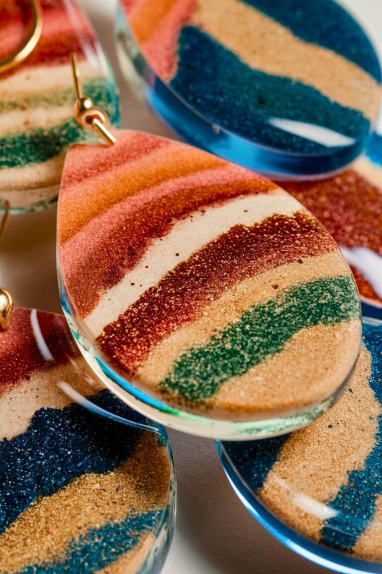 20 Resin Earrings DIY [Make Within Minutes] – craftydiyers.com