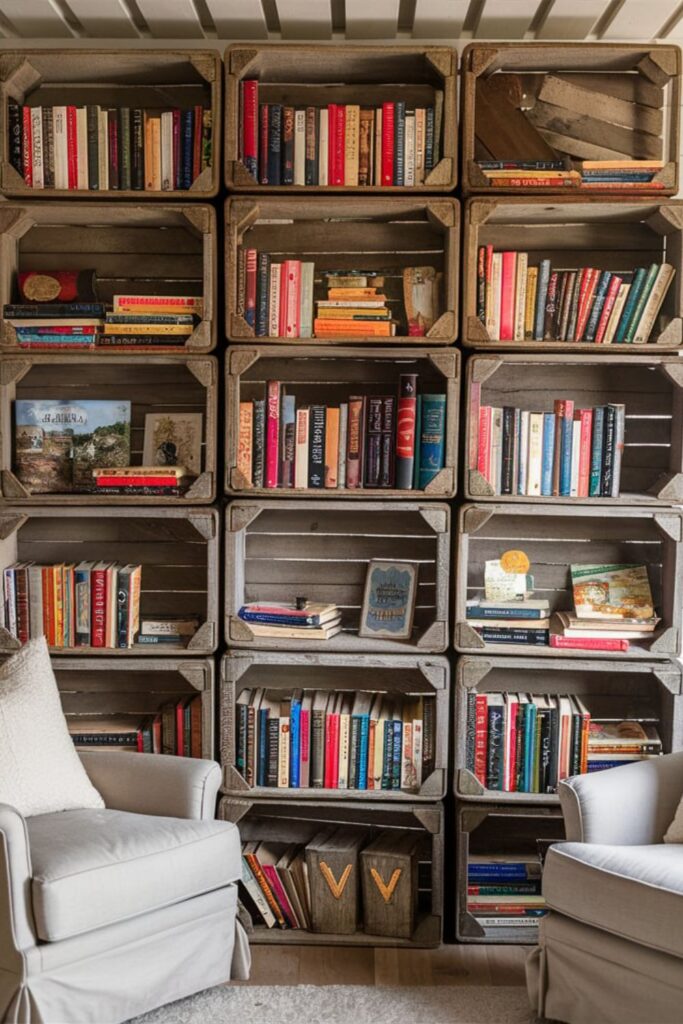 20 Book Storage Ideas [Easy To Copy] – craftydiyers.com