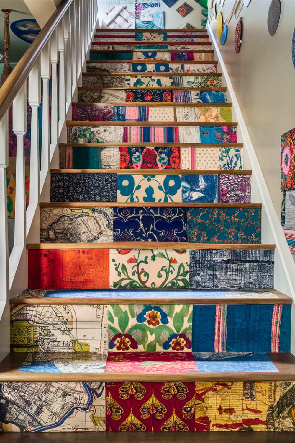 20 DIY Stairs Makeover [Easy To Copy] – craftydiyers.com