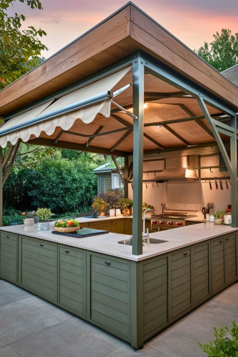 30 DIY Outdoor Kitchen [Easy To Copy] – craftydiyers.com