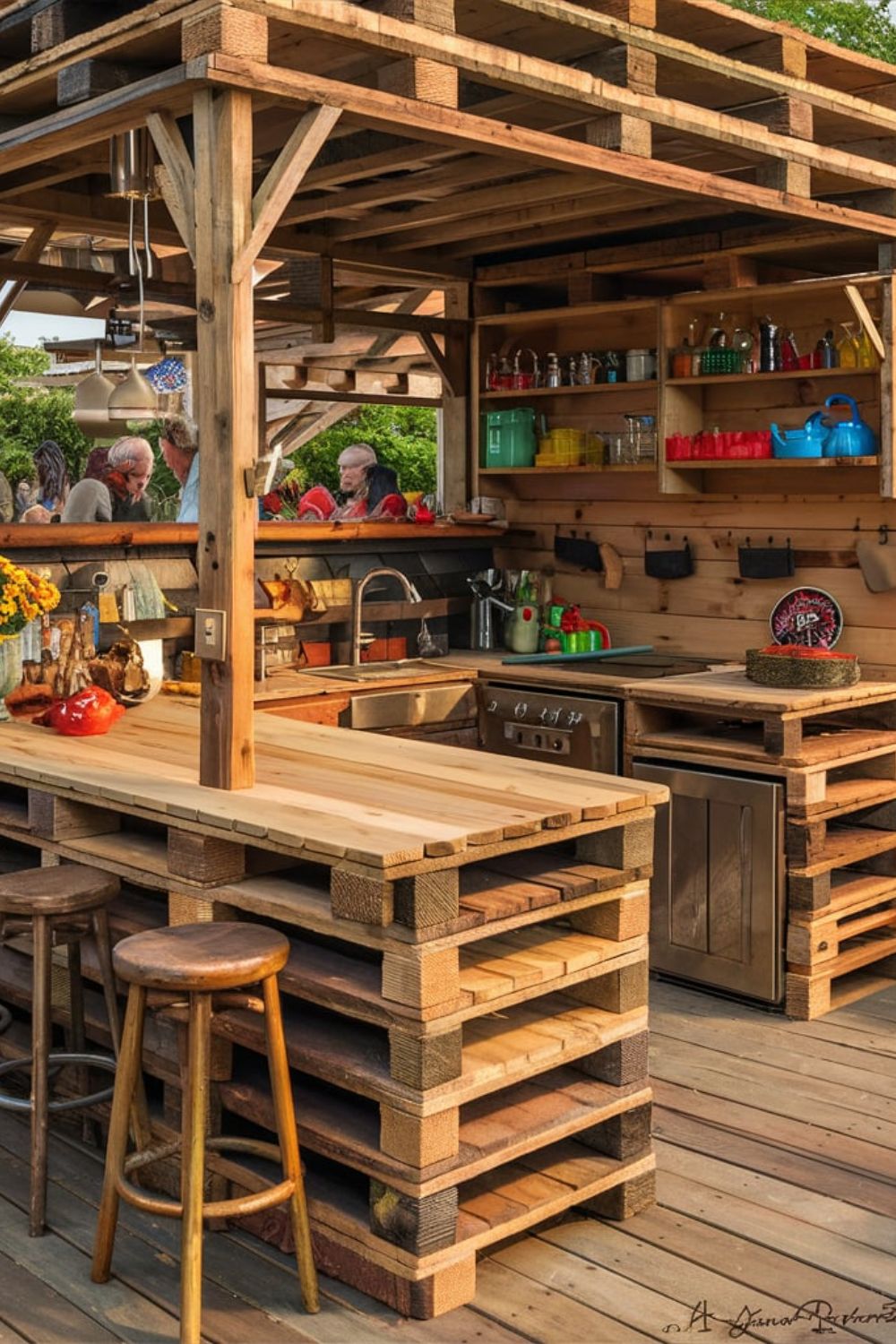 30 DIY Outdoor Kitchen [Easy To Copy] – craftydiyers.com