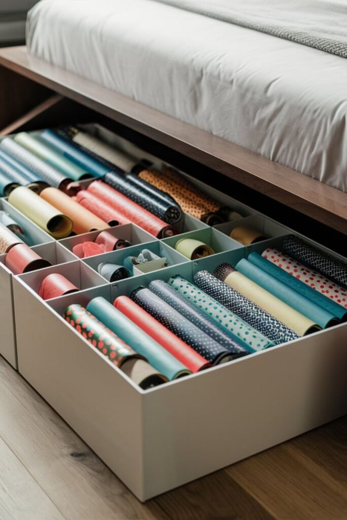 15 Wrapping Paper Storage [Easy To Make] – craftydiyers.com