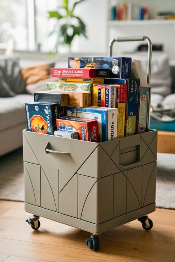 20 Board Game Storage [Easy Solutions] – craftydiyers.com