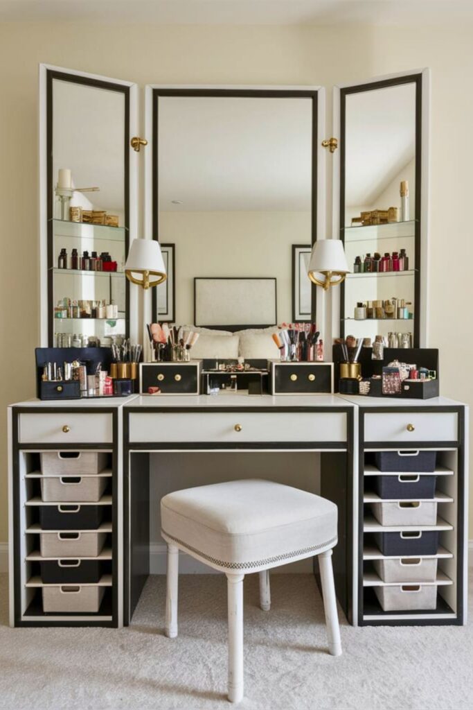 30 DIY Makeup Vanity [For Every Room] – craftydiyers.com