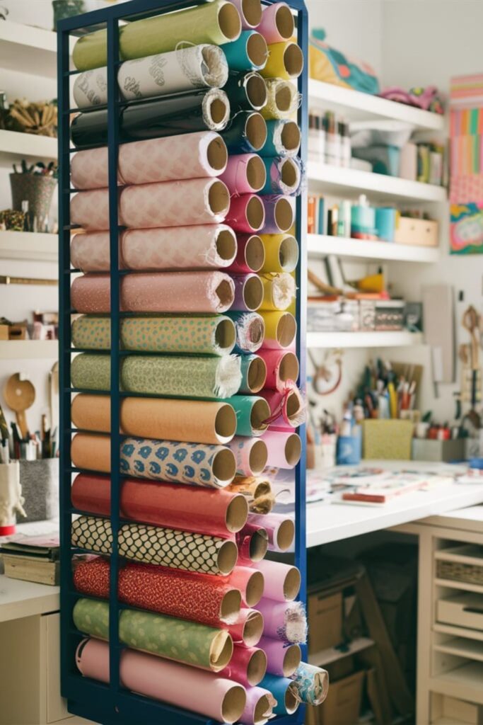 15 Wrapping Paper Storage [Easy To Make] – craftydiyers.com