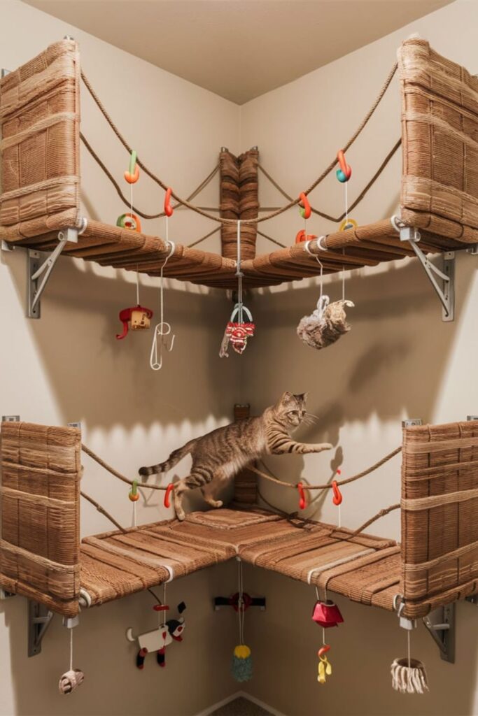 15 DIY Cat Bridge [Within Budget] – craftydiyers.com