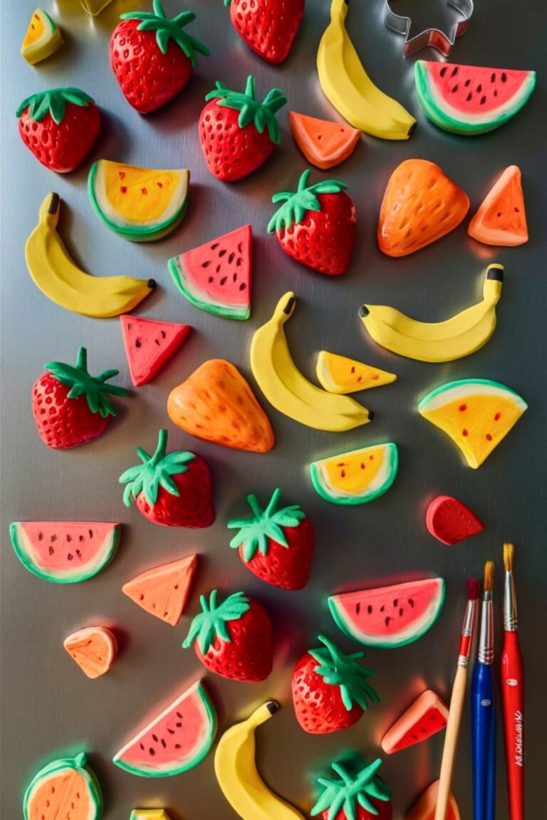 15 Clay Magnets DIY [For All Acessories] – craftydiyers.com