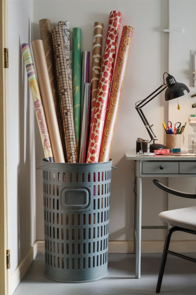 15 Wrapping Paper Storage [Easy To Make] – craftydiyers.com