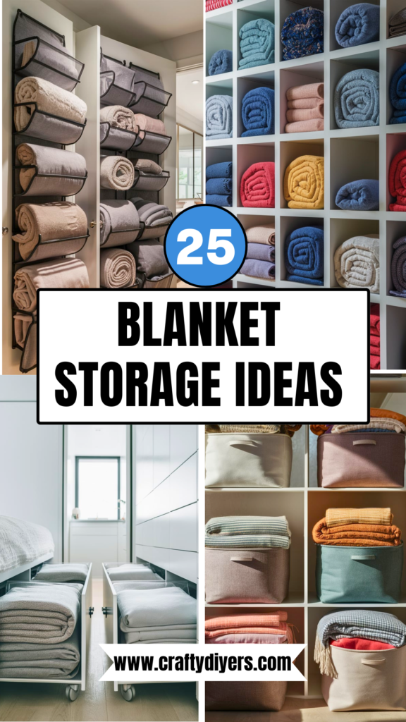 25 Blanket Storage Ideas [Within Budget] – craftydiyers.com