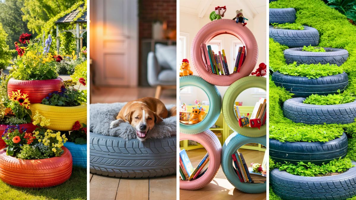 25 Old Tires Ideas DIY [Easy To Make] – craftydiyers.com