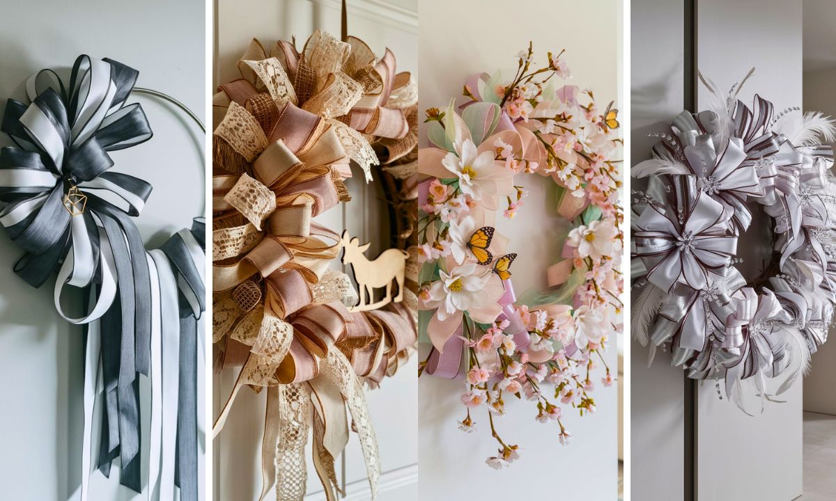 15 Ribbon Wreath DIY [For Every Ocassion] – craftydiyers.com