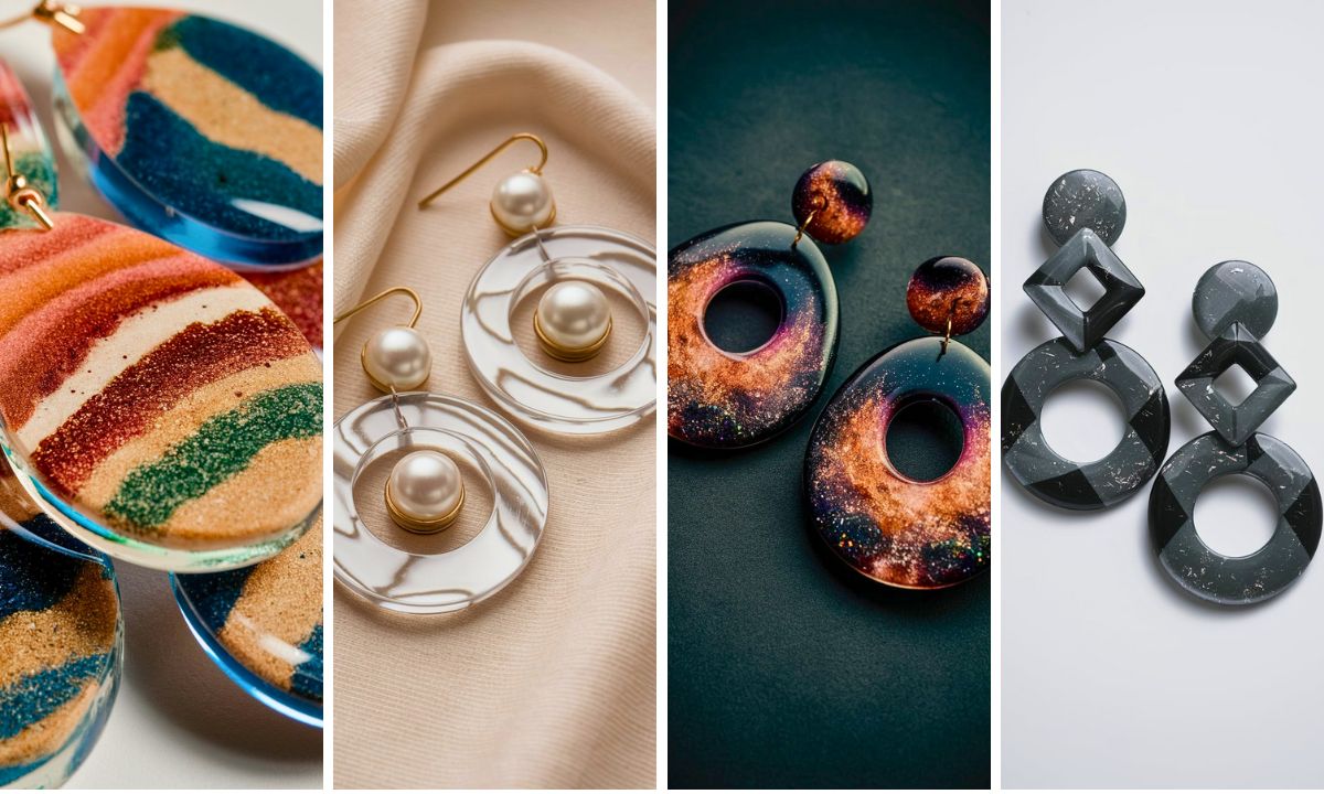 20 Resin Earrings DIY [Make Within Minutes] – craftydiyers.com