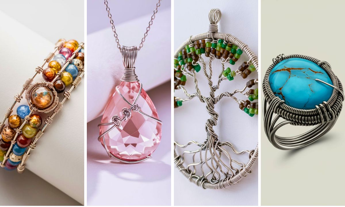 15 Wire Wrapped Jewelry DIY [Easy To Make] – craftydiyers.com