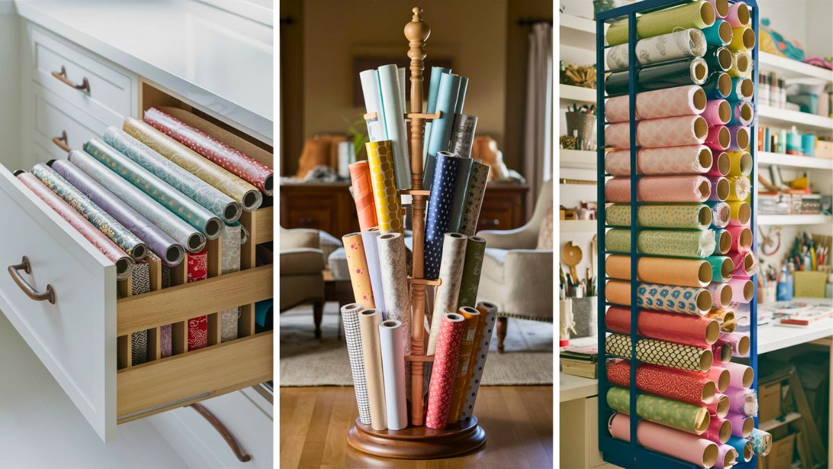 15 Wrapping Paper Storage [Easy To Make] – craftydiyers.com