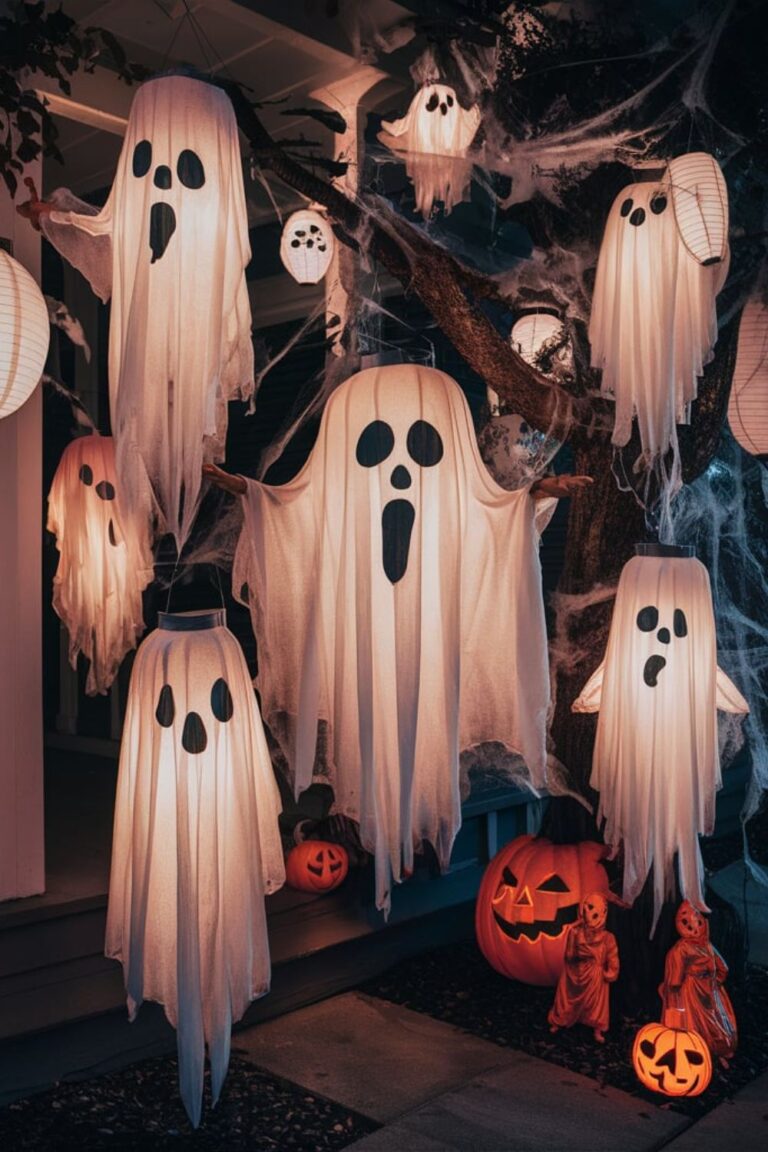 25 DIY Ghost Decoration [Within Budget] – craftydiyers.com