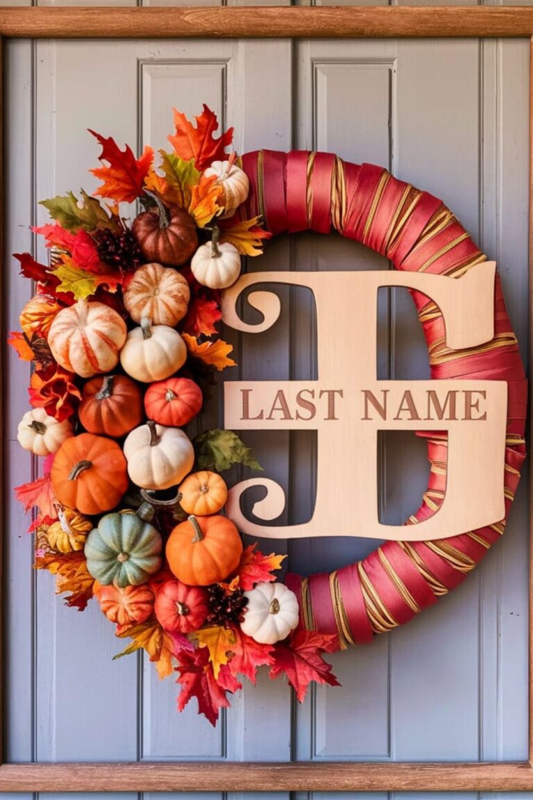 20 Pumpkin Wreath DIY [For Every Occassion] – craftydiyers.com