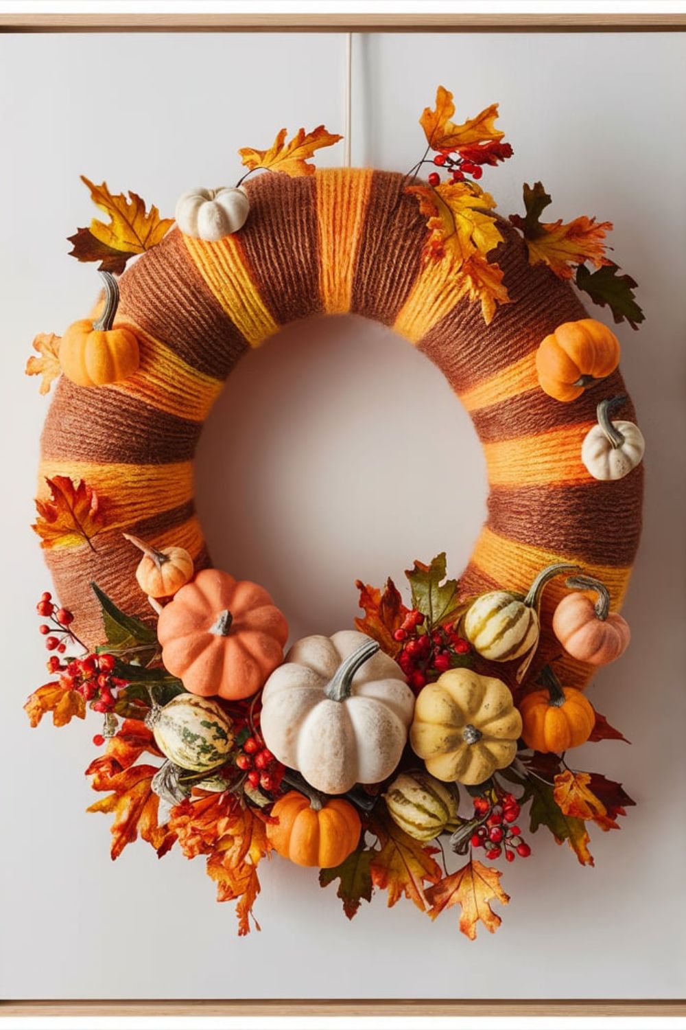 20 Pumpkin Wreath DIY [For Every Occassion] – craftydiyers.com