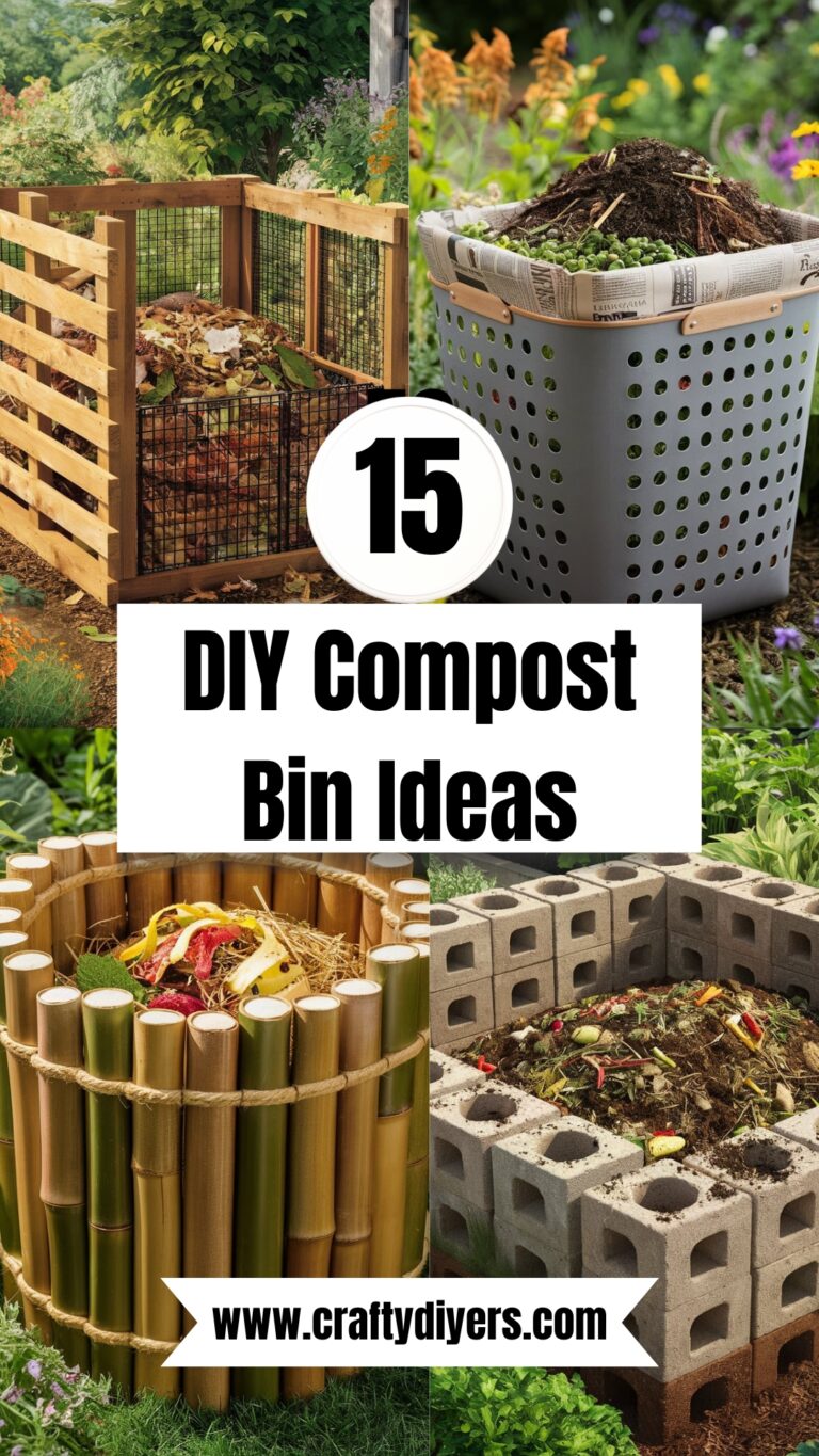 15 DIY Compost Bin [Easy To Make] – craftydiyers.com