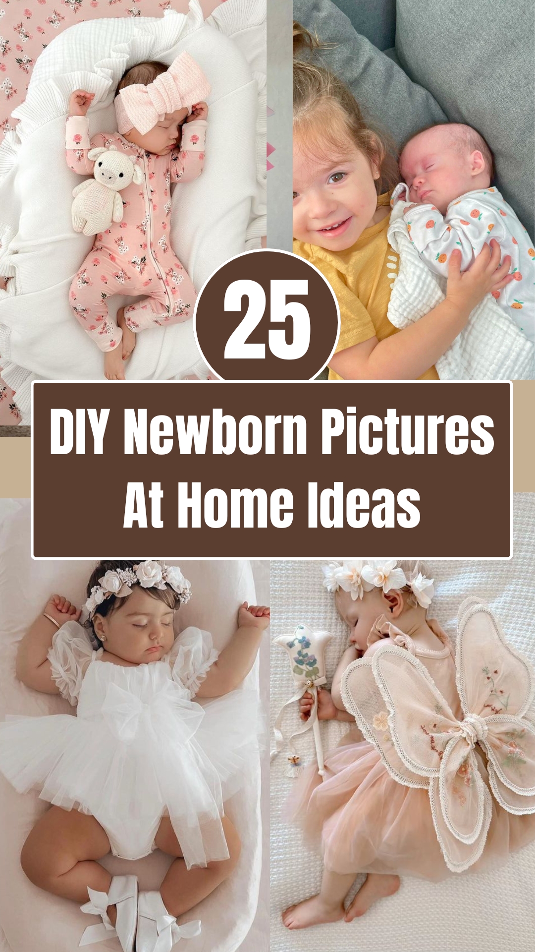 25 DIY Newborn Pictures At Home [Click Within Minutes] – craftydiyers.com
