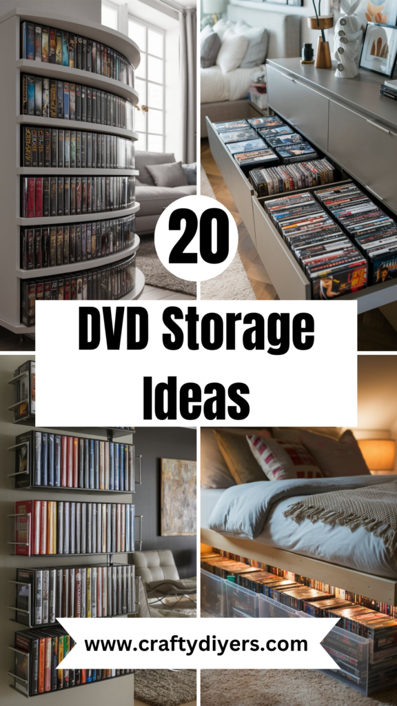 20 DVD Storage Ideas [Within Budget] – craftydiyers.com
