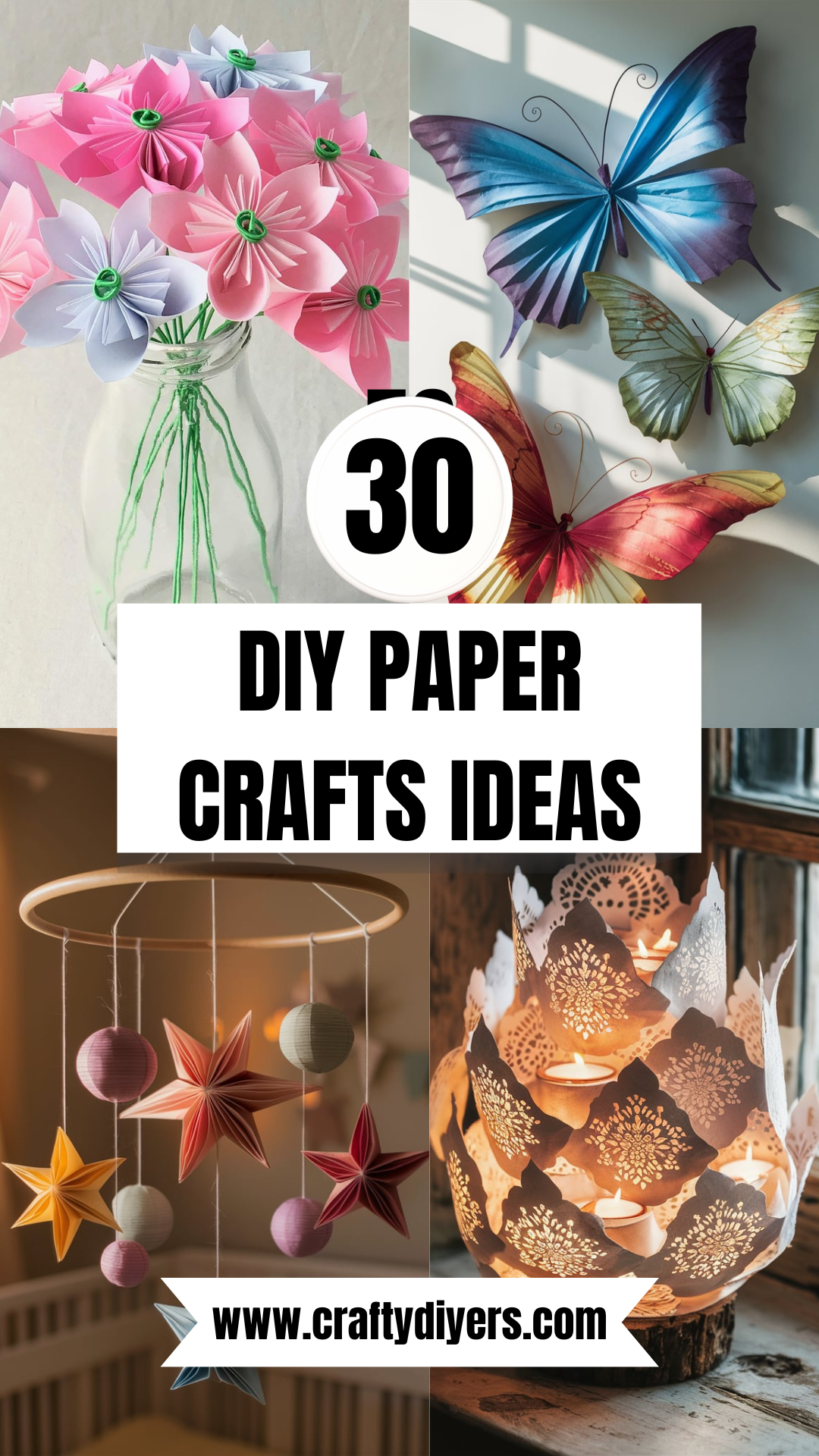 30 Paper Crafts DIY [Make Within Minutes] – craftydiyers.com