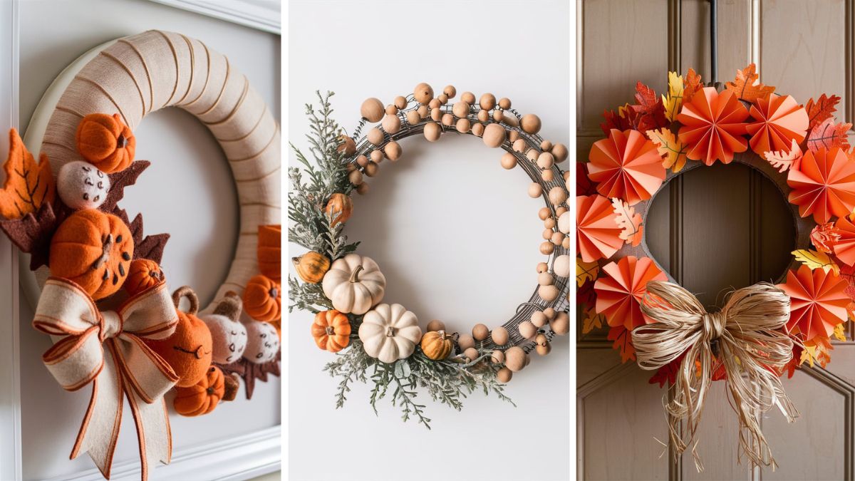 20 Pumpkin Wreath DIY [For Every Occassion] – craftydiyers.com